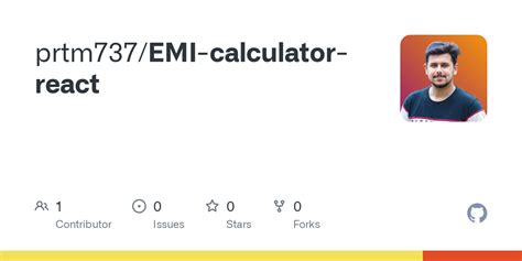 Github Prtm737 Emi Calculator React