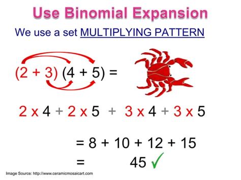 Expanding Binomial Brackets Ppt