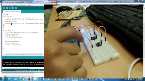 arduino led con dos pulsadores 12 eee fpb2 youtube