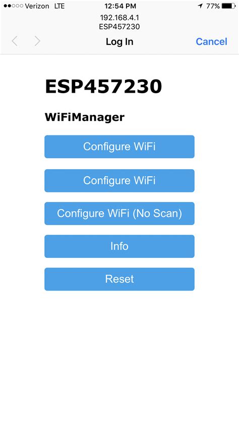 Convert Menu To Links · Issue 410 · Tzapu Wifimanager · Github