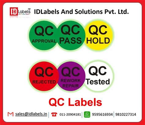 Qc Passed Sticker At ₹ 006piece In New Delhi Id 2852760749912
