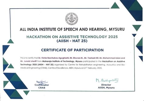 Hackathon Assistivetechnology Aiish Innovation Speechtherapy