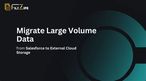 Ppt Migrate Large Volume Of Data From Salesforce To External Storage Without Impacti