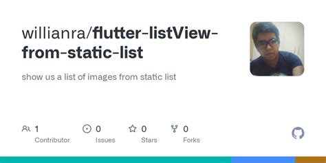 Github Willianraflutter Listview From Static List Show Us A List Of