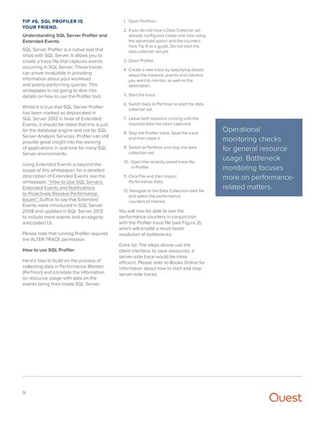 10 Tips For Optimizing Sql Server Performance White Paper 22127 Pdf