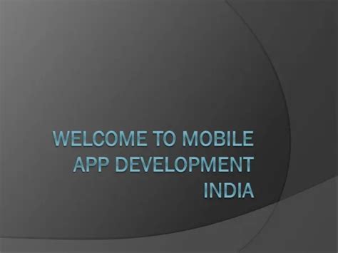 ppt how india s top mobile app development drive e commerce growth