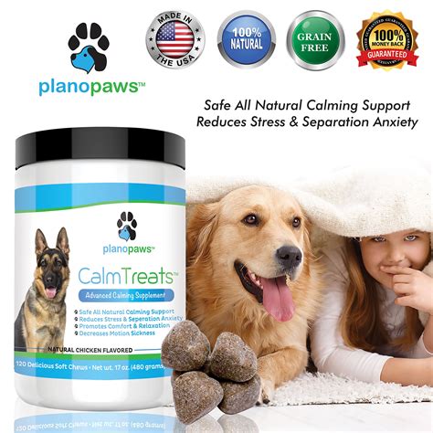 Calm Treats Safe Calming Treats For Dogs Dog Anxiety Relief