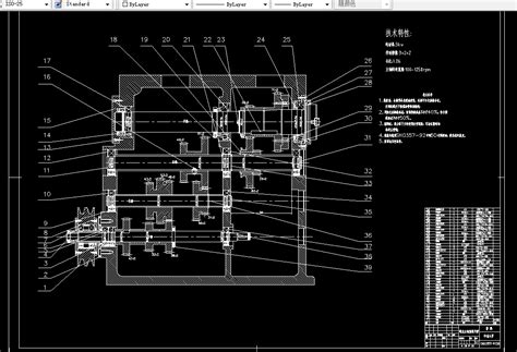 S770 铣床主轴箱设计 3kw 转速100 1250 Z12 机床减速器 龙图网
