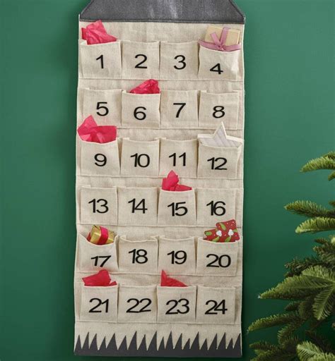 Canvas Advent Calendar Reusable Christmas Advent Calendar Kit Countdown To Christmas Canvas Advent Calendar Reusable Christmas Advent Calendar Kit Countdown To Christmas