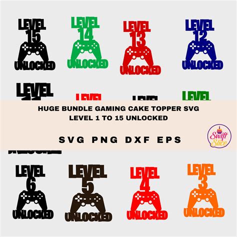 Gamer Cake Topper Game Controller Cake Topper Svg Gamer Decor Boy