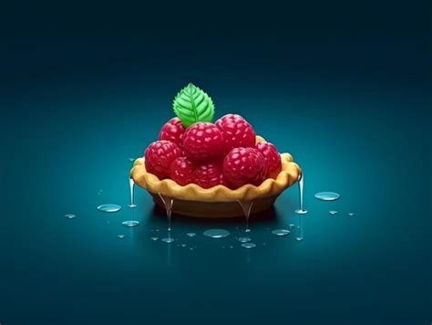 Premium Ai Image 3d Raspberry Pie Isolated