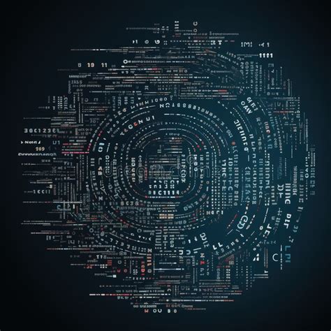 abstract shapes in text ascii art style stock illustration