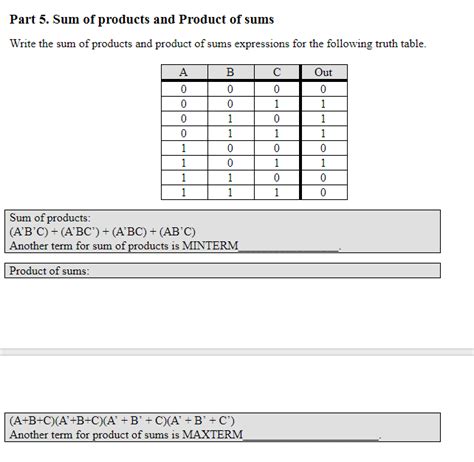 Solved Find Sum Of Products And Product Of Sums From Truth Chegg