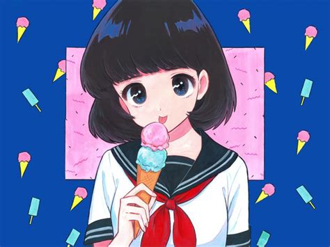 Details 76 Anime Girl Ice Cream Latest Vn