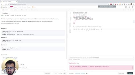 Two Sum LeetCode Solution Ruby YouTube