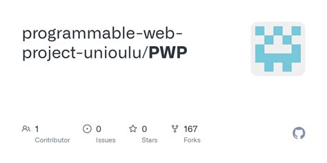 Github Programmable Web Project Unioulupwp