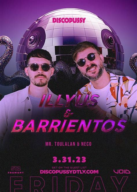 Dp Discopussy W Illyus And Barrientos Tickets At Discopussy In Las Vegas By Corner Bar