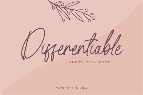 Differentiable Free Font