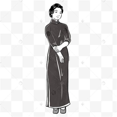 民国女人插画图片 民国女人插画图片素材免费下载 千库网