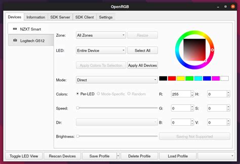 OpenRGB 0 7 Released With Improved Plugin Architecture