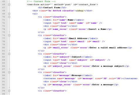 Contact Form Documentation CouchCMS A Simple And Open Source CMS