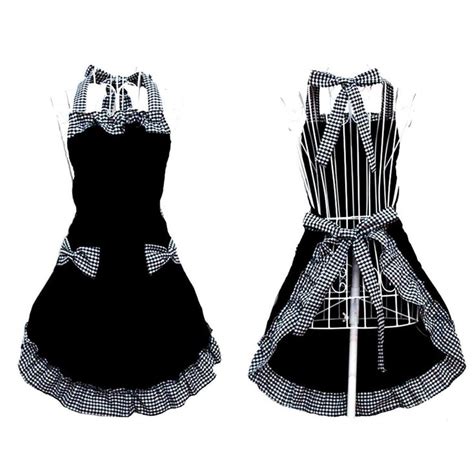 Cute Retro Lovely Vintage Ladys Kitchen Fashion Flirty Womens Aprons