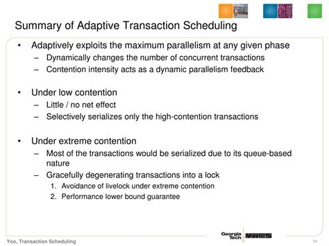 Ppt Adaptive Transaction Scheduling For Transactional Memory Systems Powerpoint Presentation