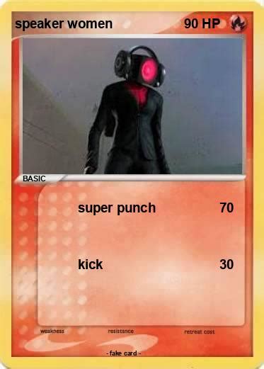 Pokémon Speaker Women Super Punch My Pokemon Card
