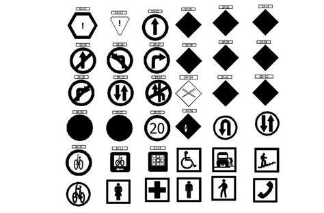 Different Symbols Cad Blocks Are Designed In Autocad 2d Drawing Cad
