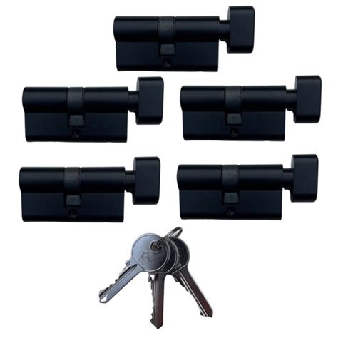 Knopcilinder Vds Security Zwart L Knop K Deurbeslag En Meer