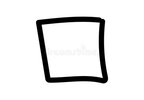 Simple Black And White Checkbox Icon For Forms And Lists Stock Vector Illustration Of Select