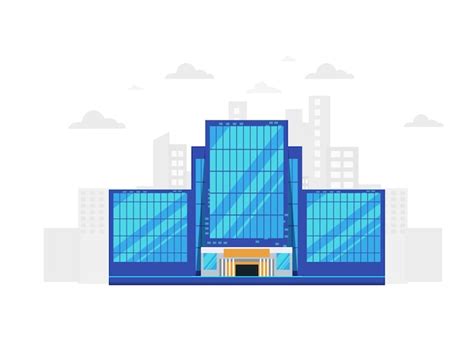 Premium Vector Vector Office Building