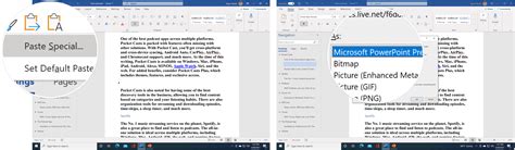 How To Embed A Powerpoint Slide In A Word Document