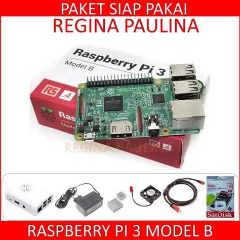 Jual Raspberry Pi 3 Model B Paket Lengkap Siap Pakai Shopee Indonesia