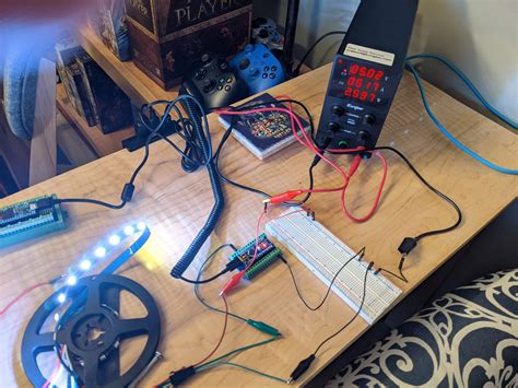 Ws2812b Led Strip Works When Powered From Nano But Not From External Power Supply Leds And