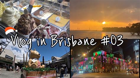 🇦🇺브리즈번 브이로그03💚 브리즈번에서 크리스마스and새해 보내기사우스뱅크 불꽃놀이골드코스트 하버타운스트릿비치너지비치2023년새해일출보기해두리치킨anita젤라또