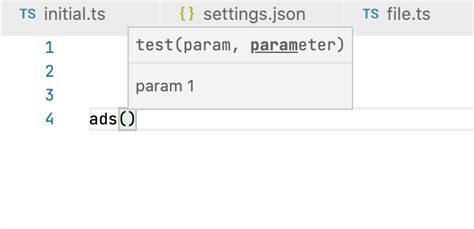 Signature Help Highlighting Wrong Parameter · Issue 106129 · Microsoftvscode · Github