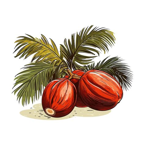 손으로 그린 ⁇ 과일 ⁇ 터 만화 고립 된 ⁇ 색 배경 프리미엄 Ai 생성 벡터