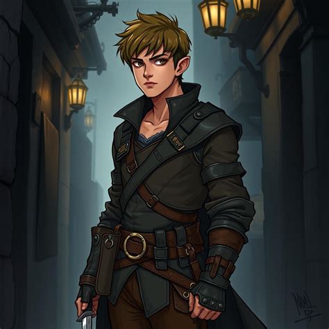 Bold Half Elf Rogue Unleash Your Imagination