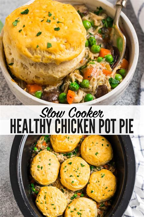 Crock Pot Hen Pot Pie Wholesome Recipe