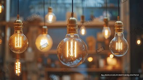Ai创作图爱迪生灯泡 灯具店室内灯电灯 爱迪生灯 复古灯泡 灯泡装饰橱窗 灯的世界 灯泡篇 爱迪生led灯泡 文艺灯具 暖色灯泡 白炽灯光