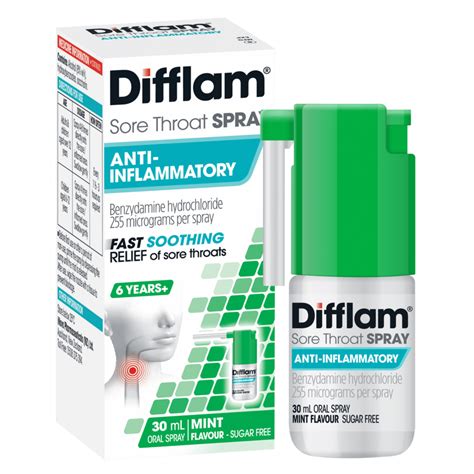 Difflam Anti Inflammatory Spray For Throat Difflam