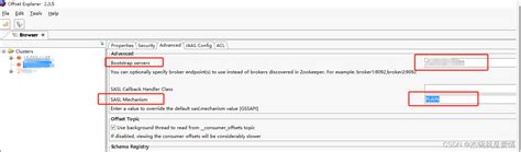 Offset Explorer Saslplain和saslscram方式连接kafka Csdn博客