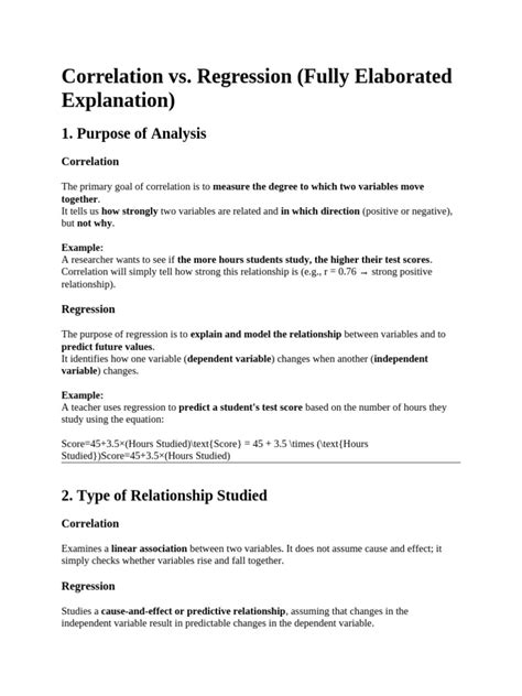 Correlation Vs Pdf Regression Analysis Linear Regression