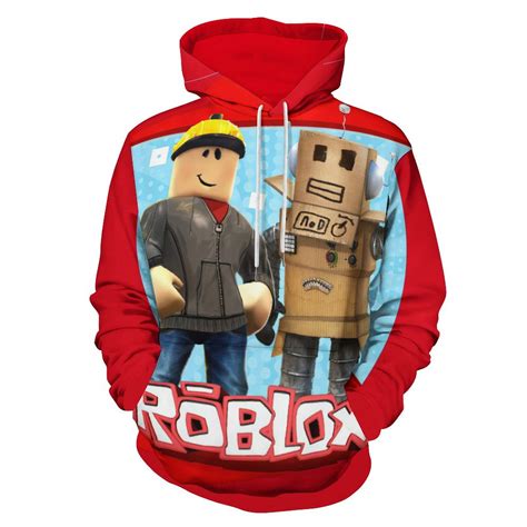 Game Roblox Hoodie 3d Printed Game Hoodie Casual Roblox Hooded Long Sleeve Sweatshirt With