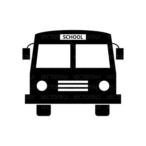 School Bus Silhouette Svg Bus Driver Simple Svg Back To School