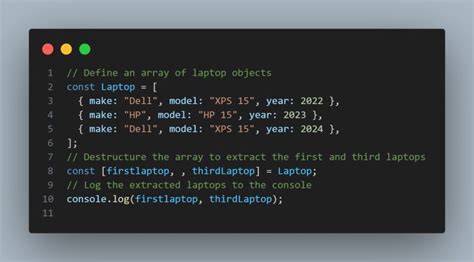 How To Destruct Laptop Array Using Array Destructuring Zain Khan Posted On The Topic Linkedin