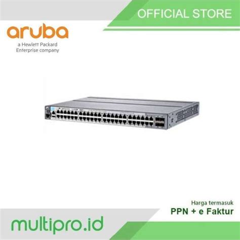 Jual Hpe Aruba Layer 3 Managed Switch 48 Port Gigabit Hpe 2920 48g J9728a Di Seller Multipro Id
