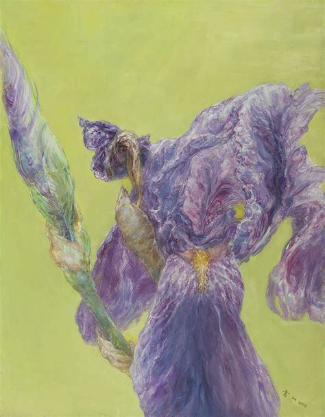 雷双 鸢尾兰 鉴证备案 雅昌艺术网——艺术品门户网站