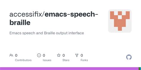 Github Accessifixemacs Speech Braille Emacs Speech And Braille
